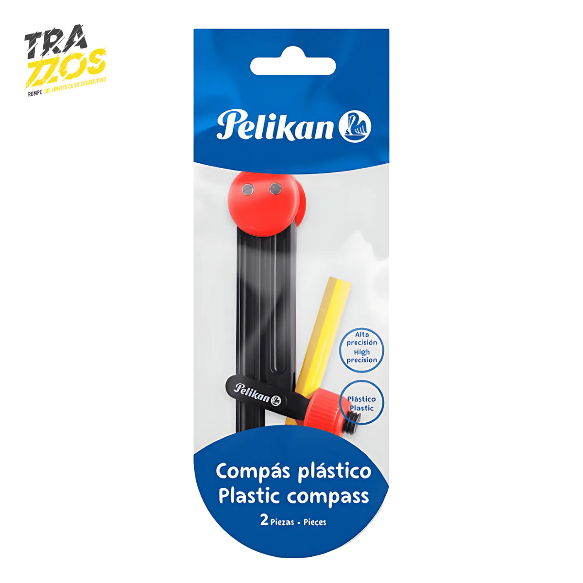 Compás Pelikan Plástico – Trazzos Papeleria Online