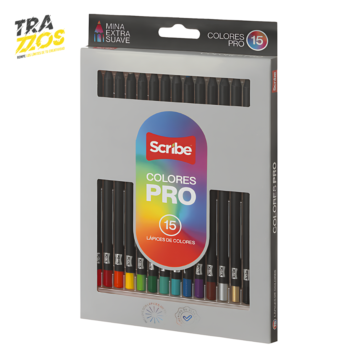 Colores Scribe Pro x15 – Trazzos Papeleria Online