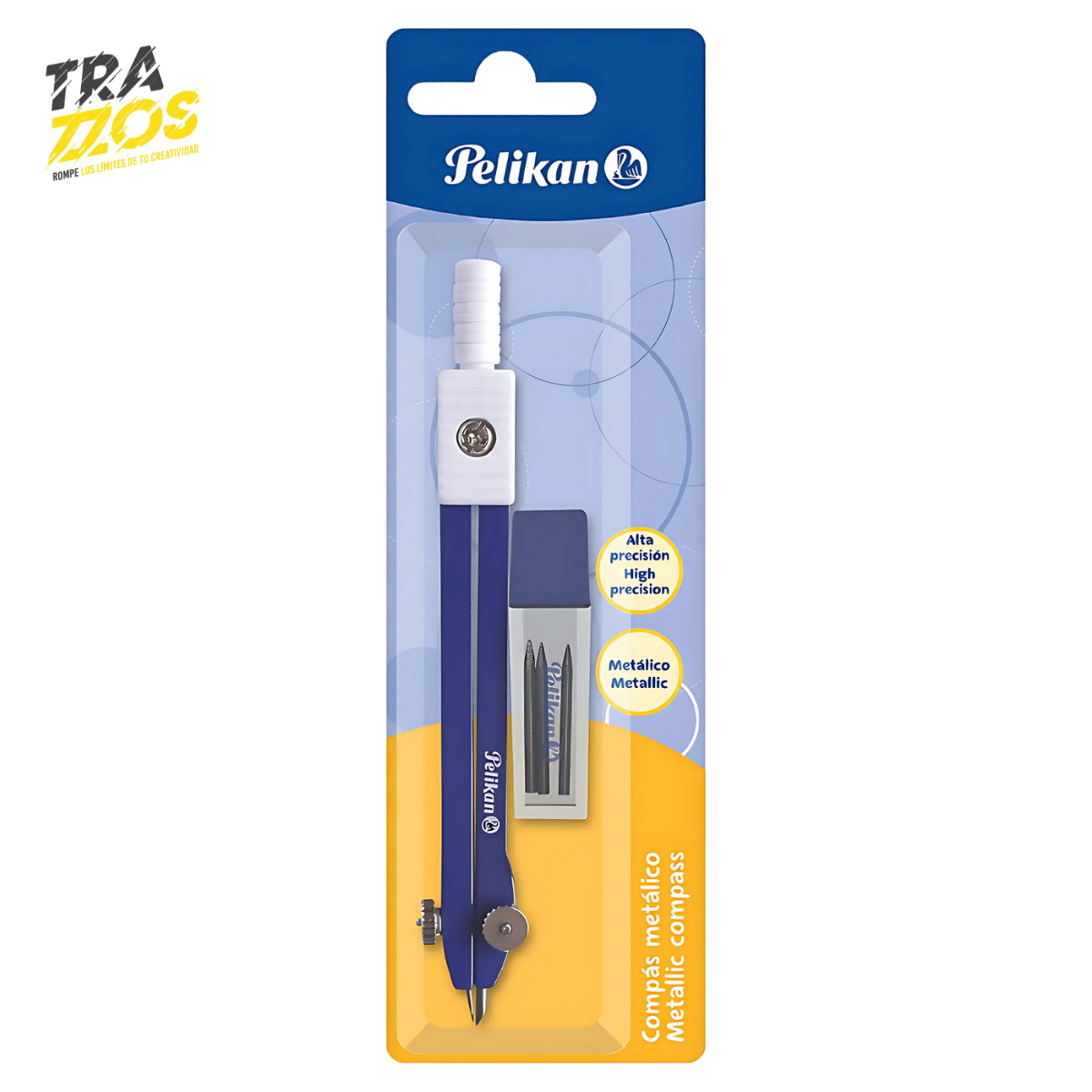 Compas Pelikan Metal Pequeño – Trazzos Papeleria Online