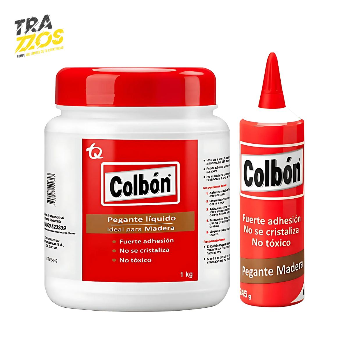 Pegante liquido Colbon papel 245gr – Trazzos Papeleria Online